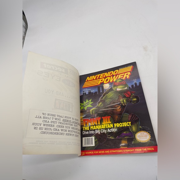 Other | Nintendo Power Magazine Vol 33 February 1992 Tmnt Iii Ninja ...